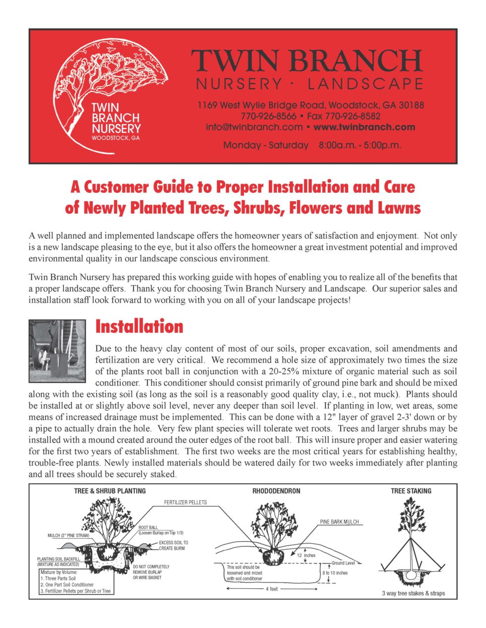 Garden Guides - Twin Branch Nursery